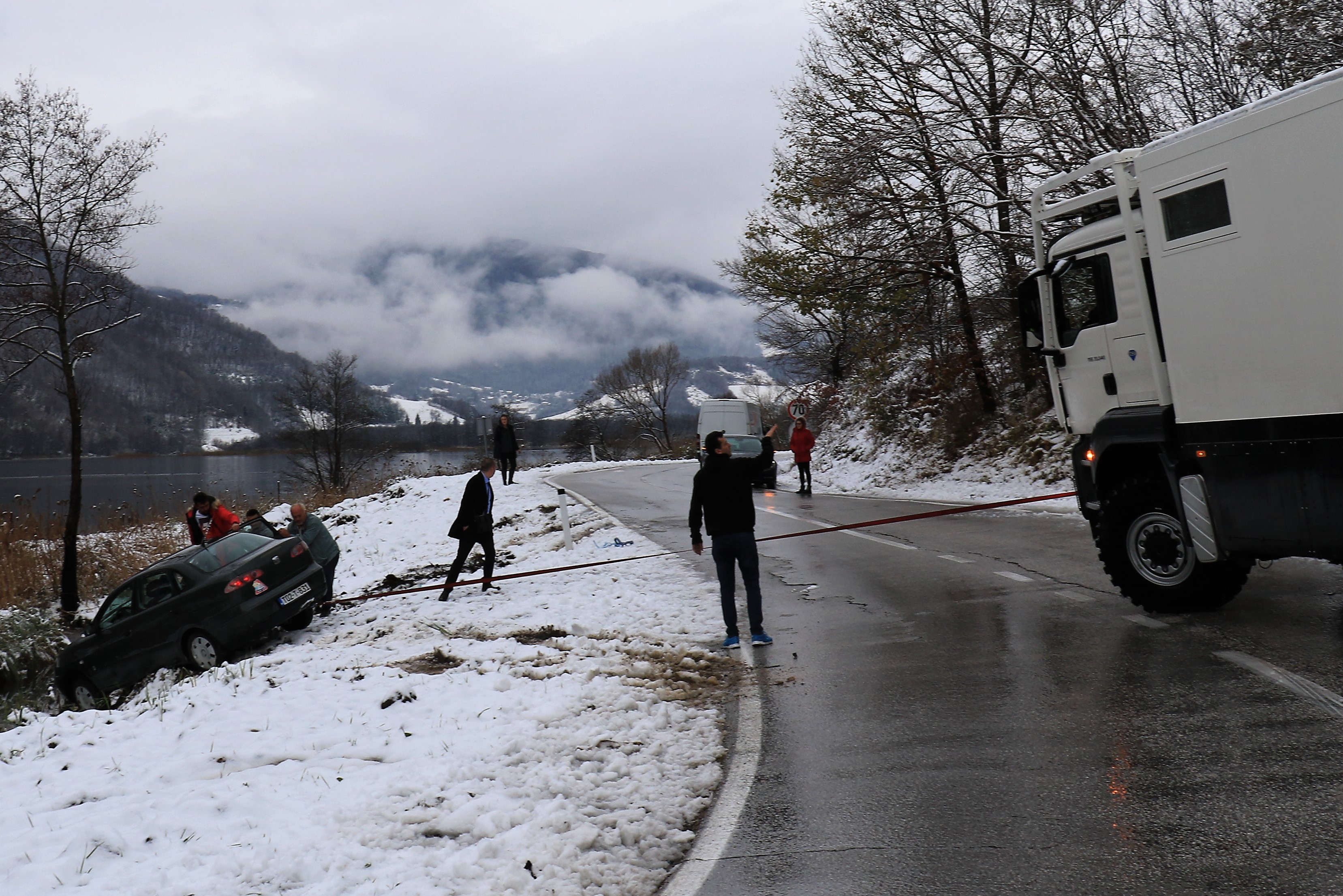 Snow in Bosnia – Travels with Baloo